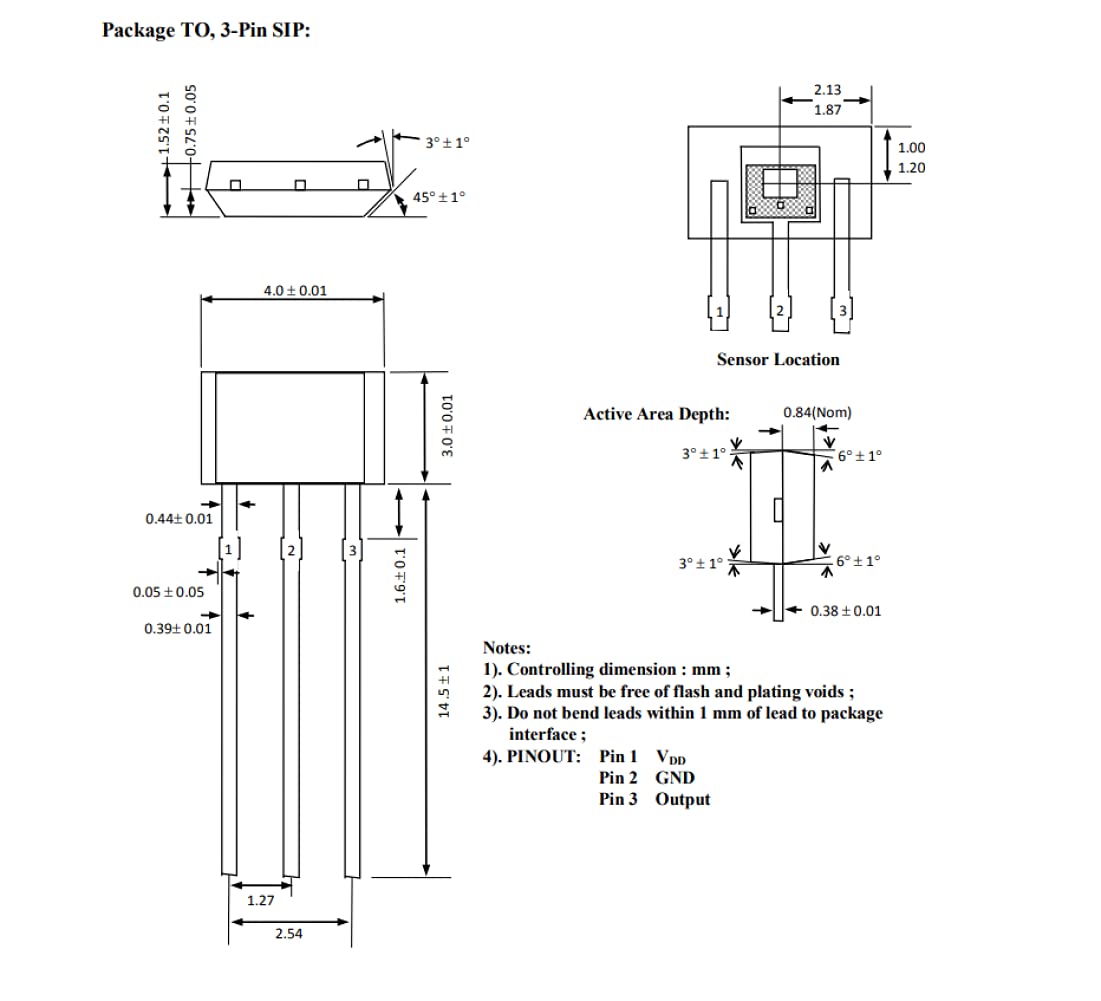 41F Hall Effect Sensor - shivalaystore.in